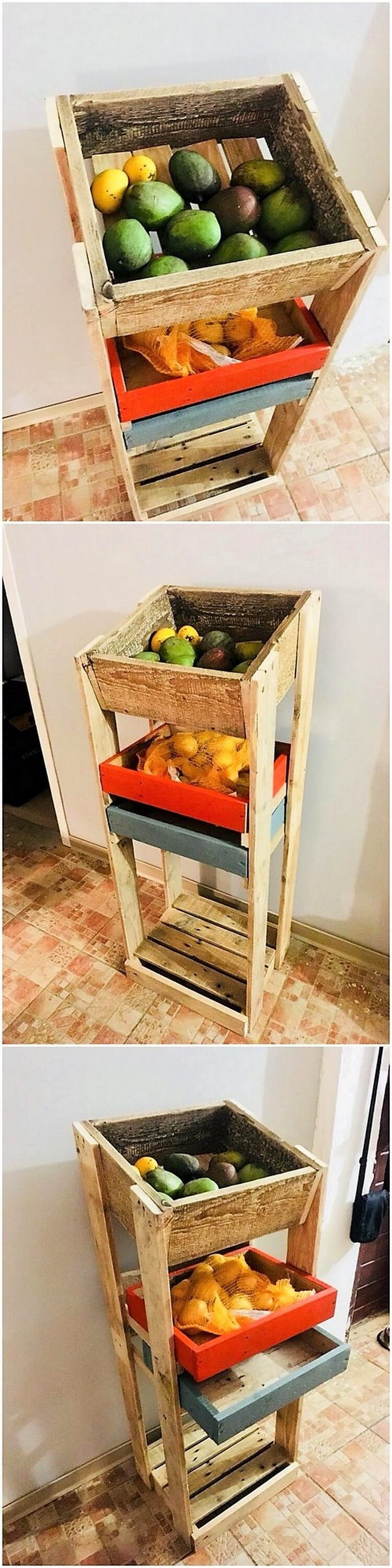 Pallet Vegetable Rack | DIY Pallet Ideas