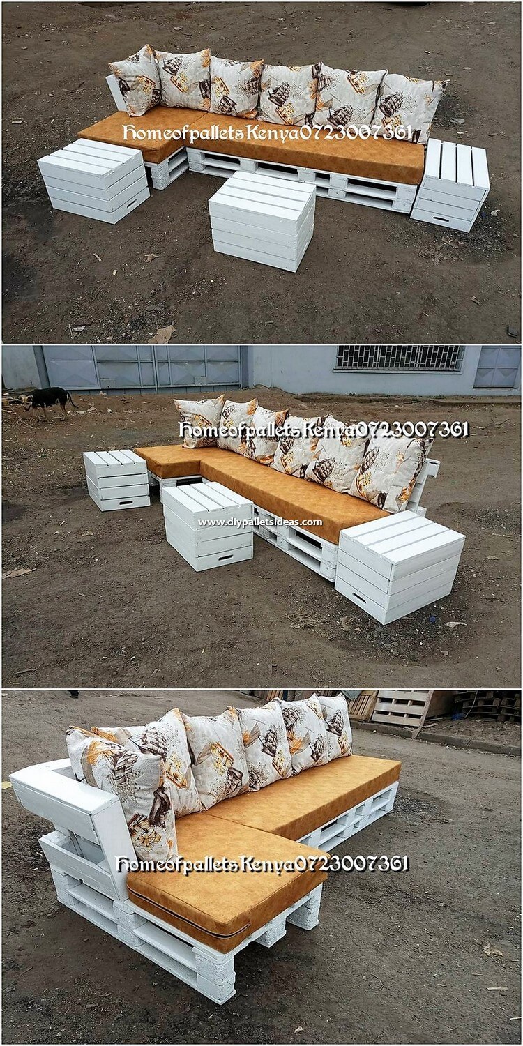 Pallet Outdoor Couch | DIY Pallet Ideas
