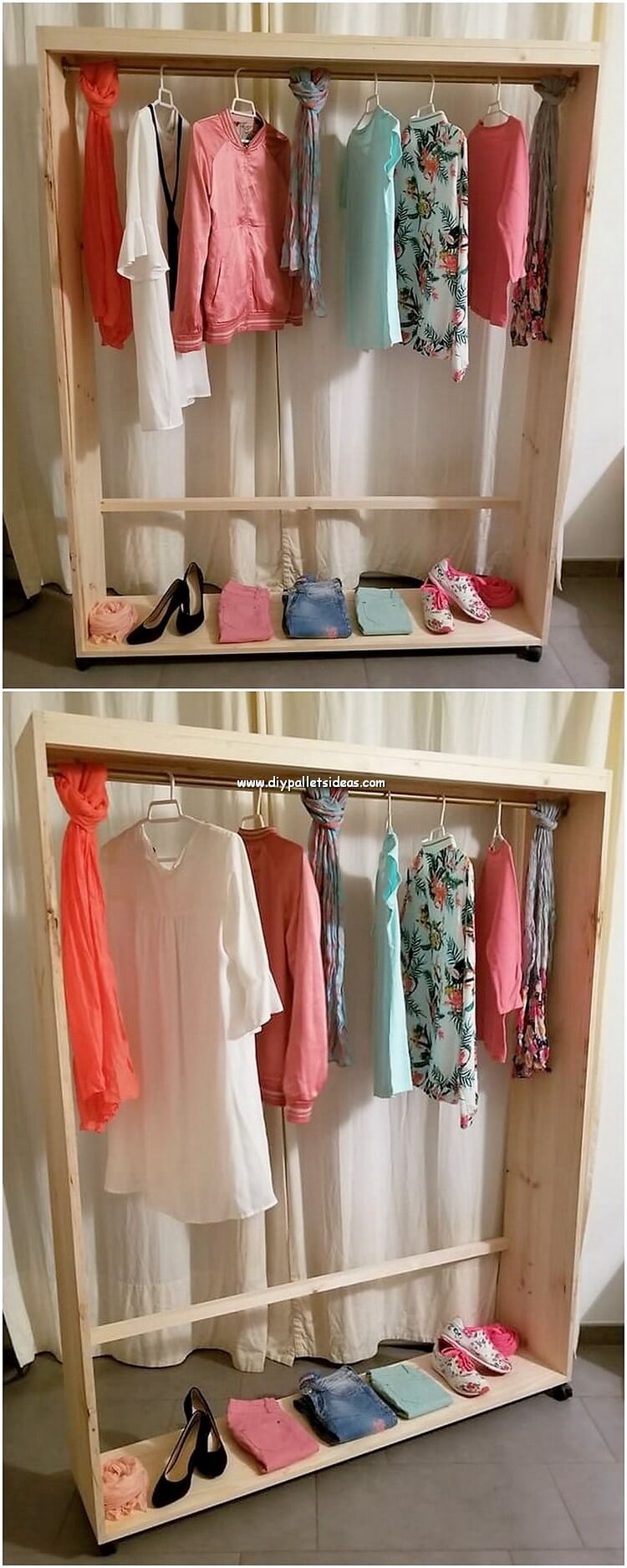 Pallet Closet | DIY Pallet Ideas